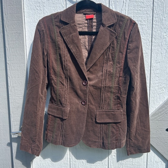 Olsen | Jackets & Coats | Vintage Olsen Brown Womens Blazer Jacket ...